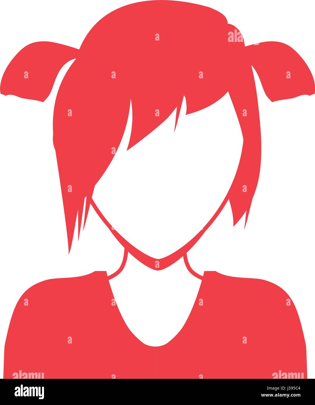 Woman faceless head Stock Vector Image & Art - Alamy
