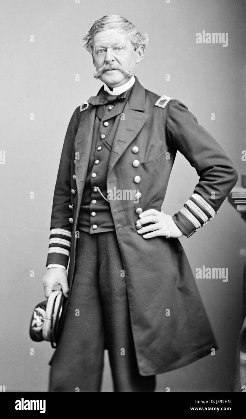 Commodore Cadwalader Ringgold Stock Photo - Alamy