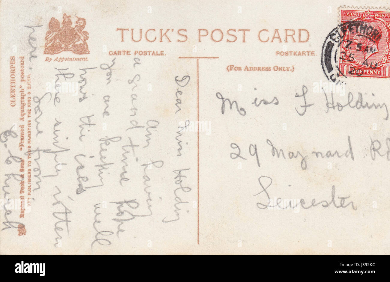 Cleethorpes postcard hi-res stock photography and images - Alamy