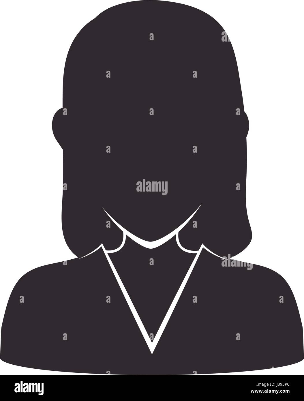 Woman faceless head Stock Vector Image & Art - Alamy