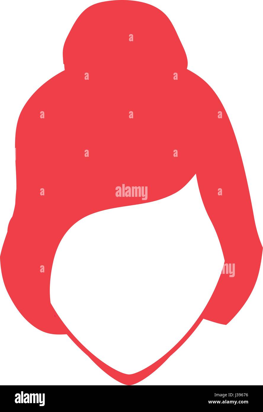 Woman faceless head Stock Vector Image & Art - Alamy