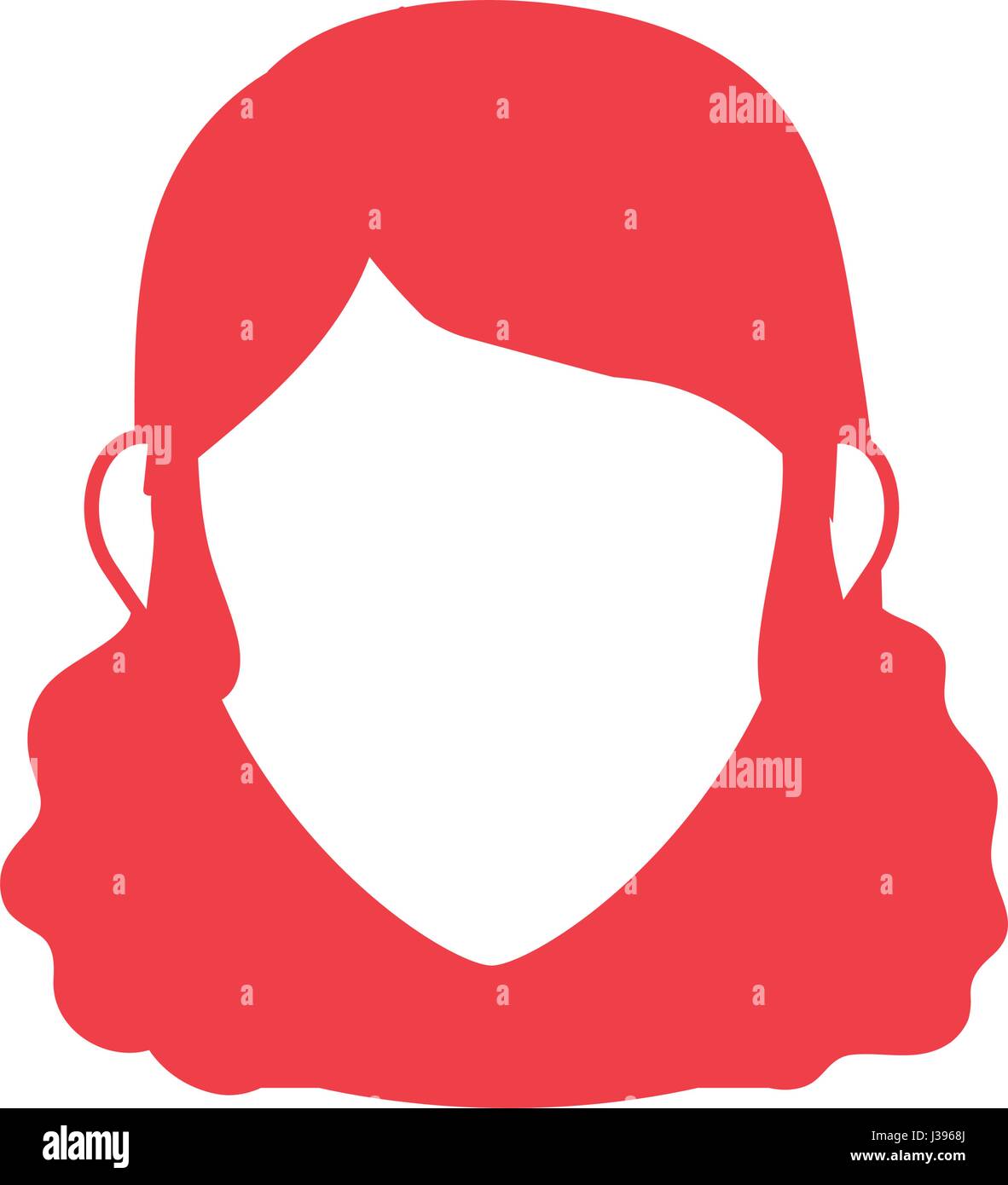 Woman faceless head Stock Vector Image & Art - Alamy