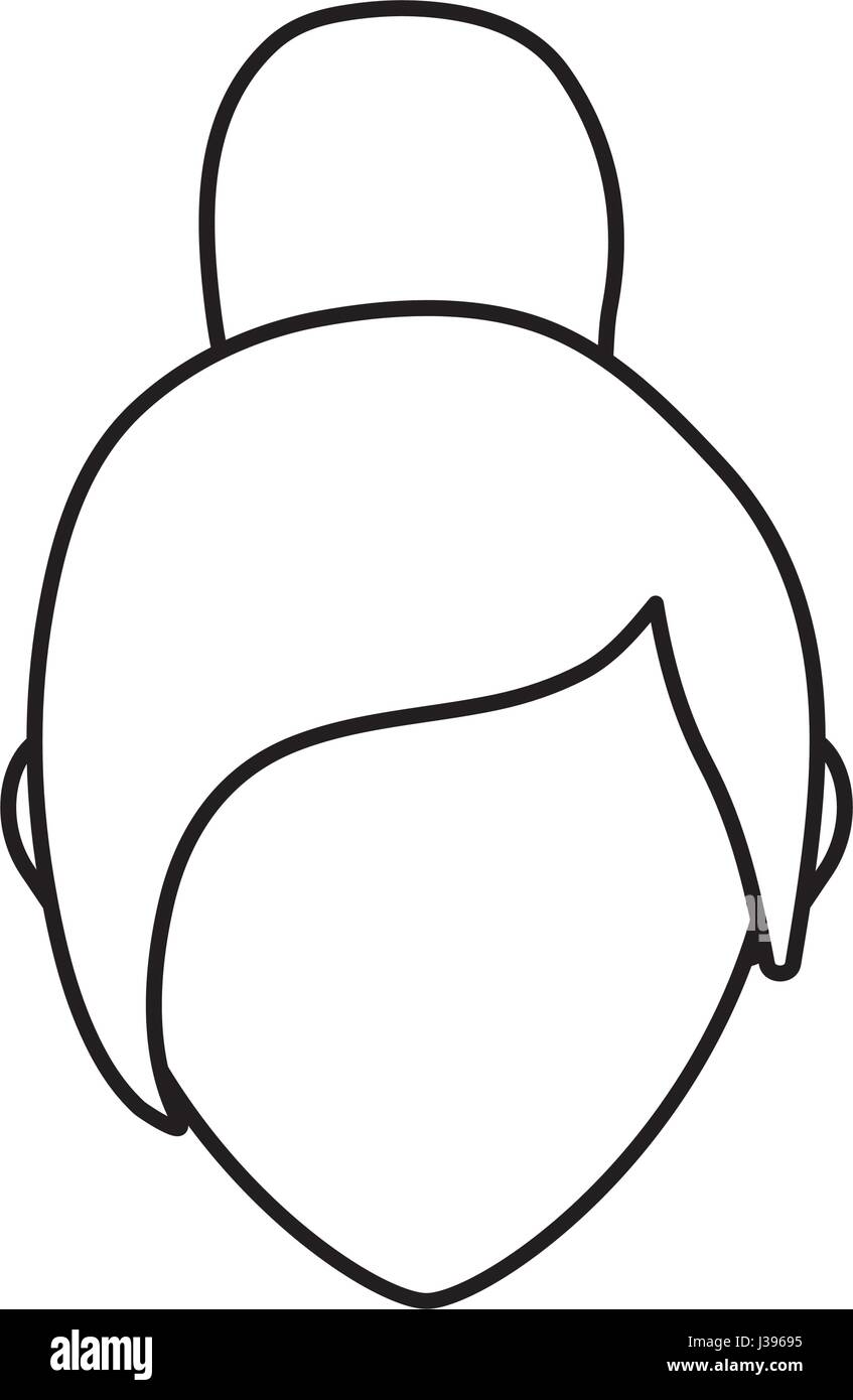 Woman faceless head Stock Vector Image & Art - Alamy