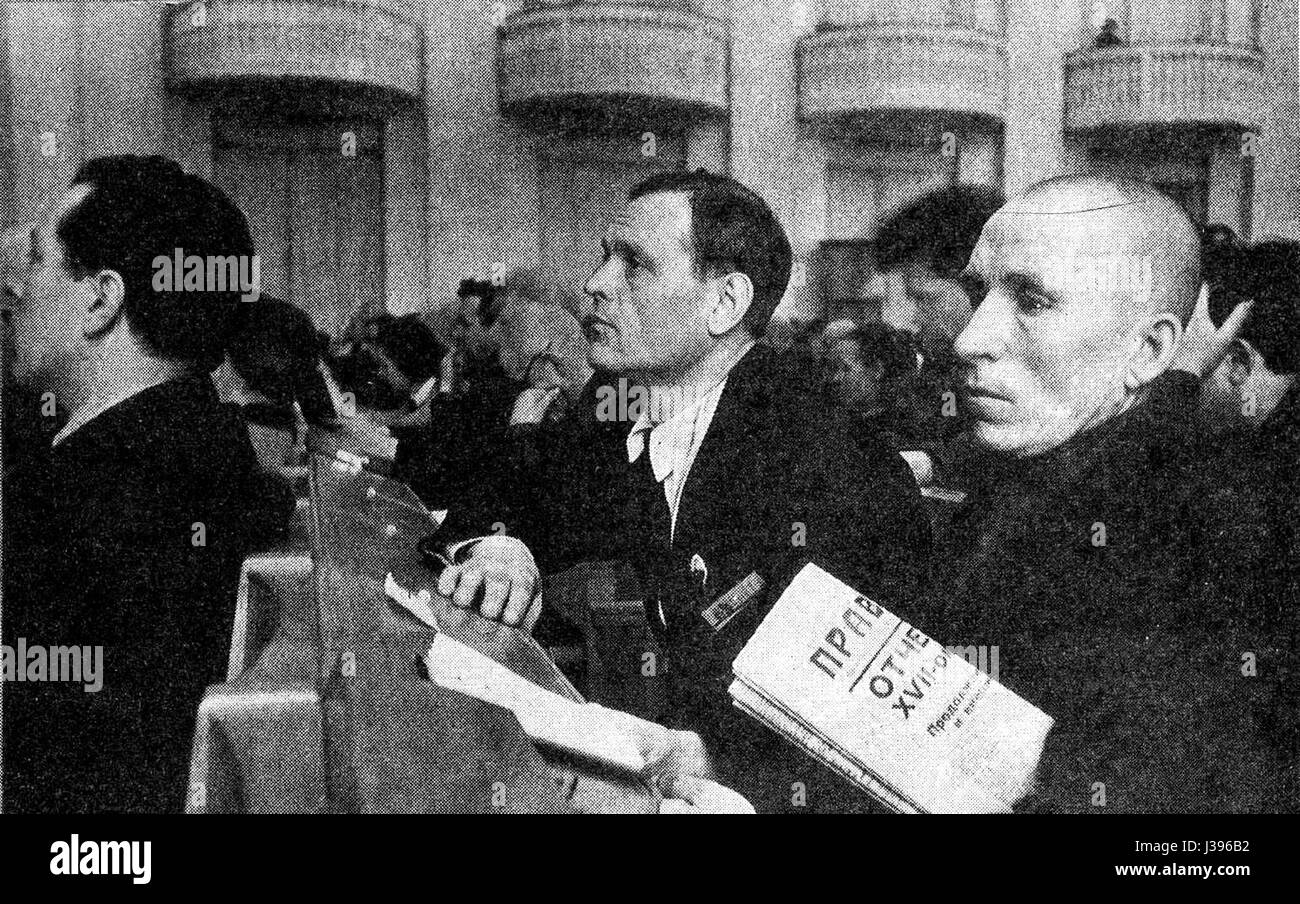 Congress of the communist party of the soviet union hi-res stock ...