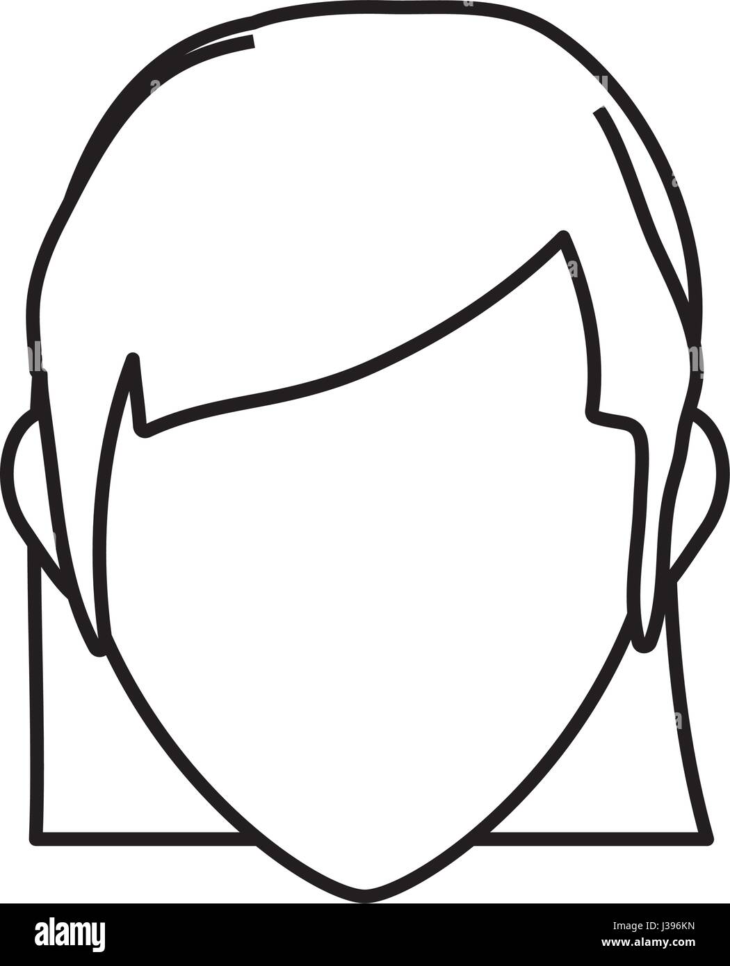 Woman faceless head Stock Vector Image & Art - Alamy