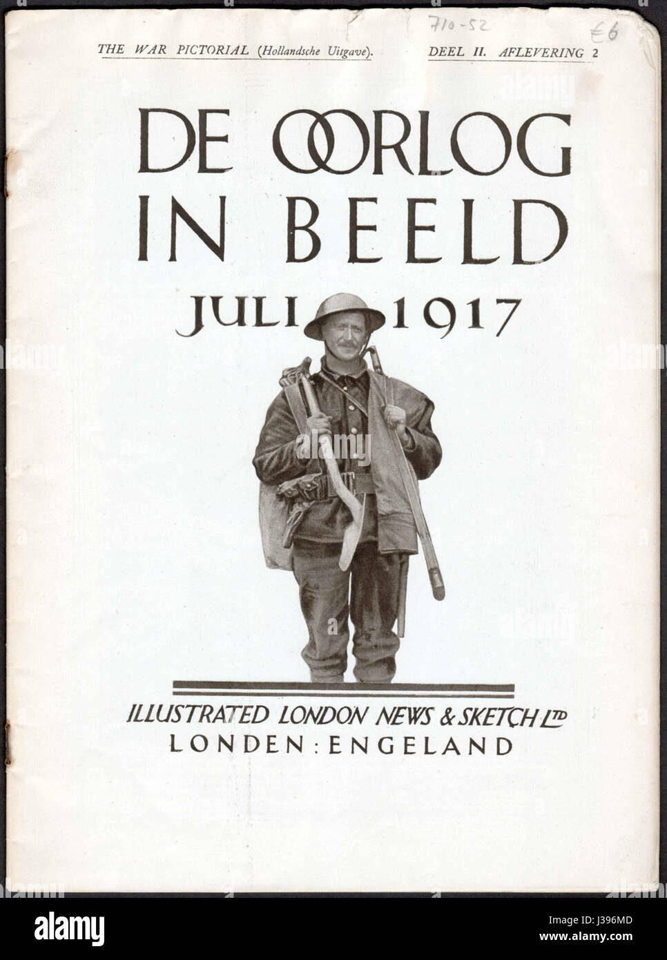 A historical page from 'De Oorlog in Beeld' magazine, published in July ...