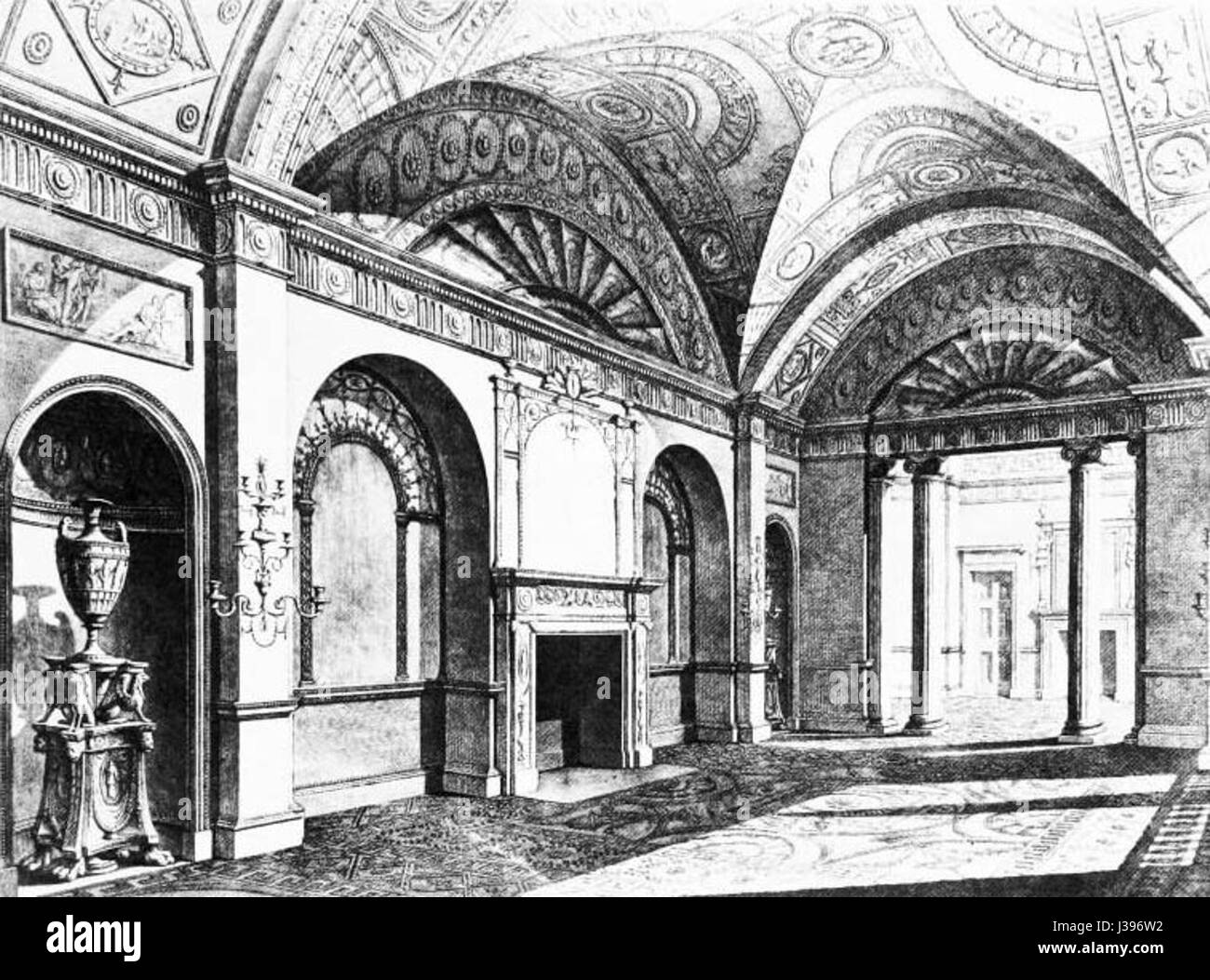 18th century house interior hi-res stock photography and images - Alamy