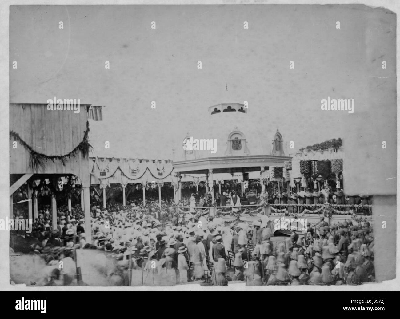 The Coronation of King Kalakaua, the last monarch of Hawaii, in 1883 ...