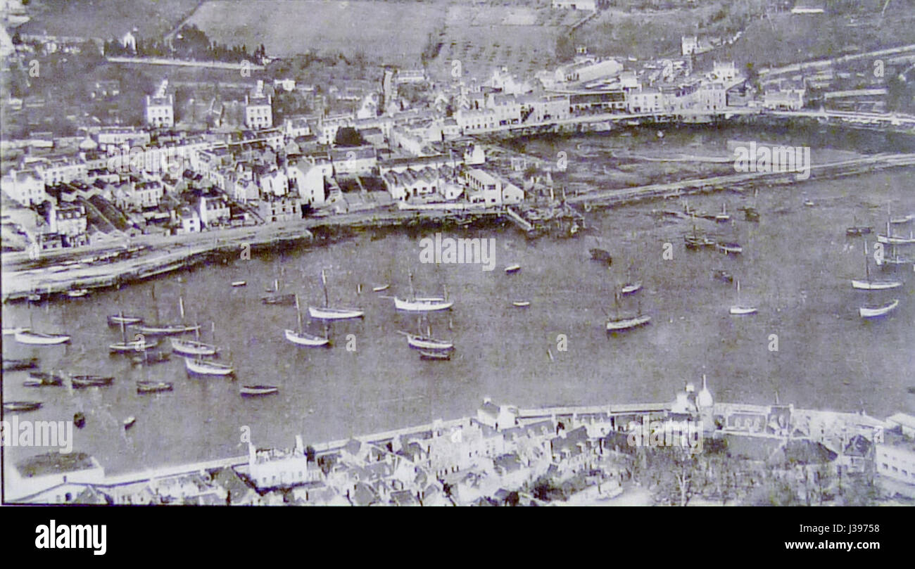 Concarneau map hi-res stock photography and images - Alamy