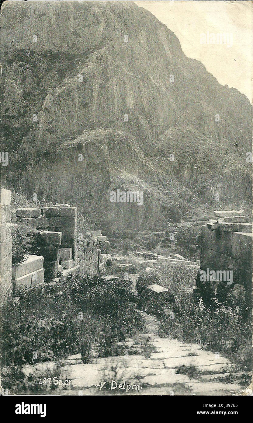 Delphes (Delphi) is an ancient Greek archaeological site known for its ...