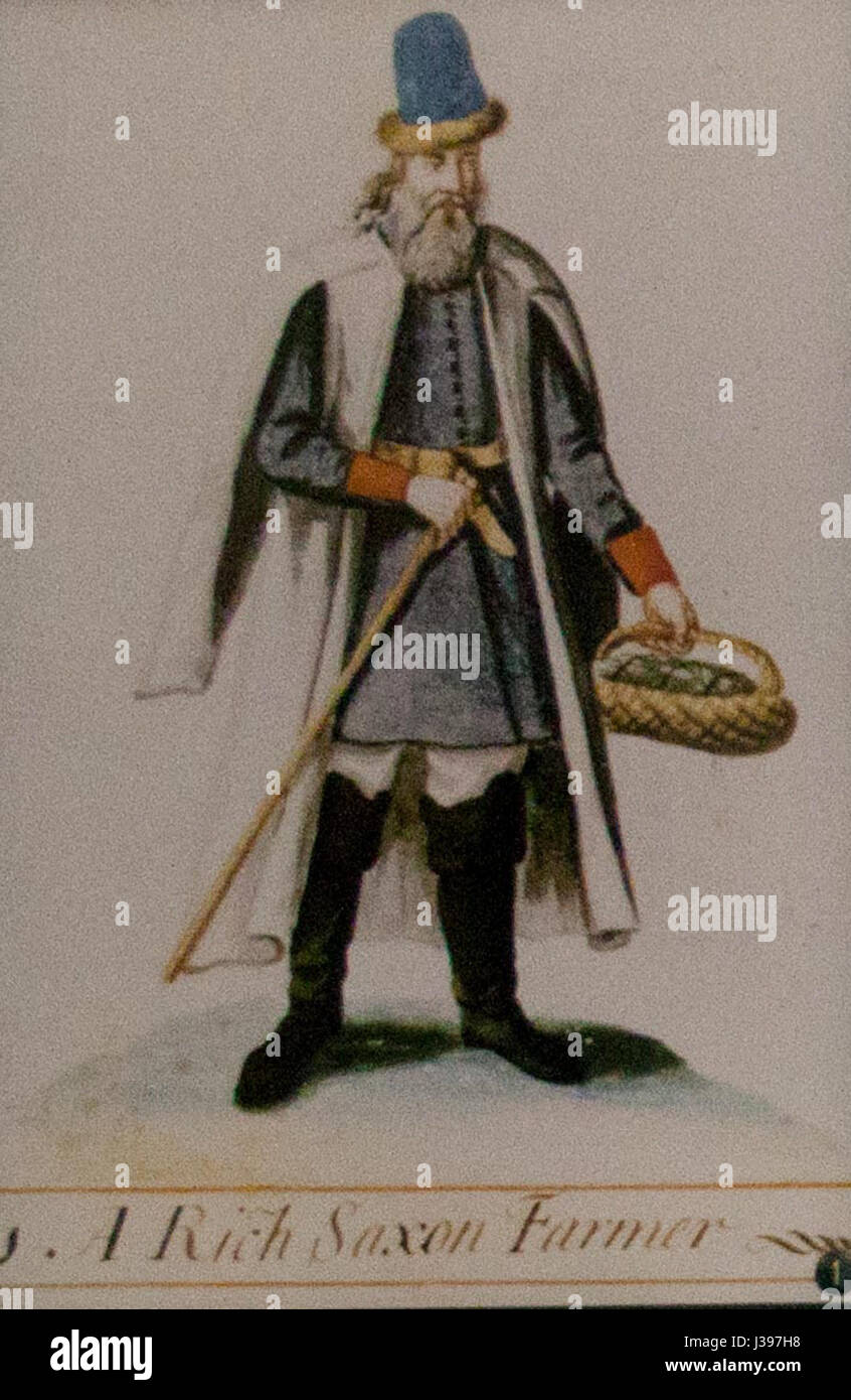 Old saxon costume hi-res stock photography and images - Alamy