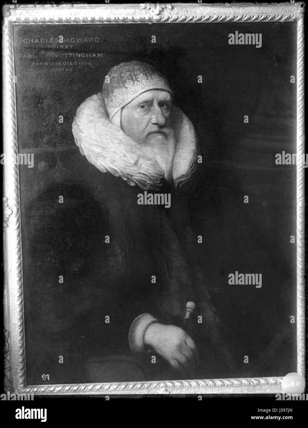 This portrait of Charles Howard, 1st Earl of Nottingham, is a ...