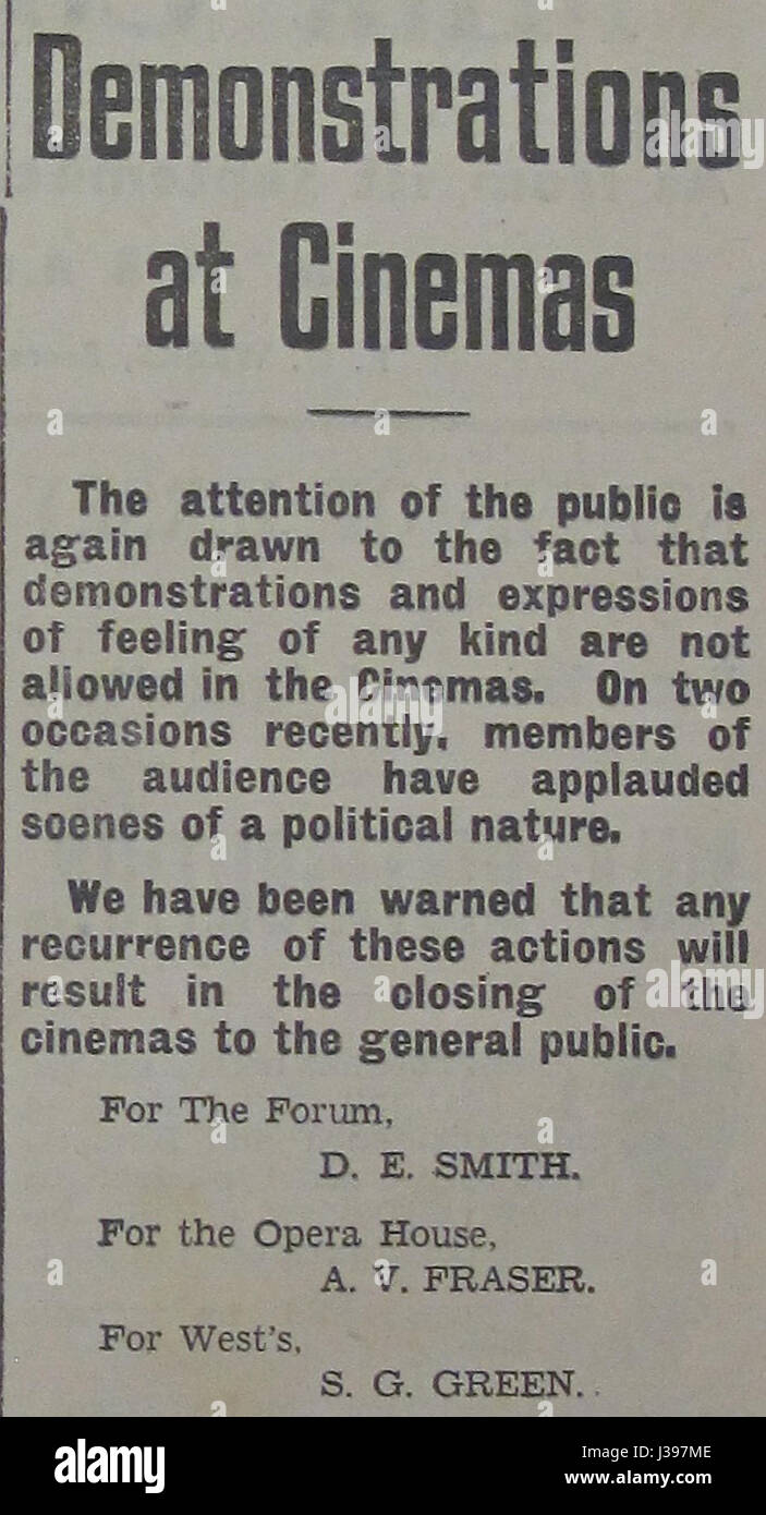 History of cinemas hi-res stock photography and images - Alamy