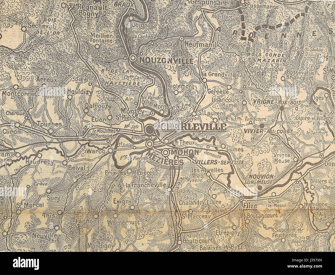 Charleville map hi-res stock photography and images - Alamy