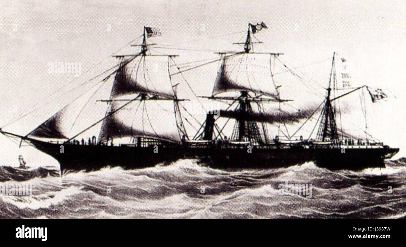 The Dampfsegler Borussia was a German steamship operated by the Hamburg ...