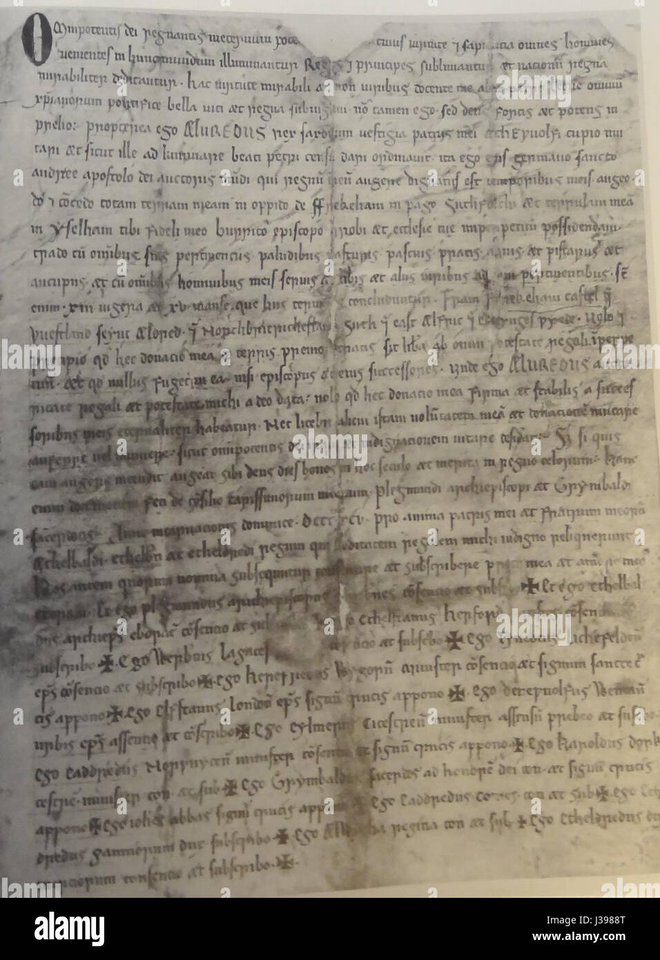 Medieval english law text hi-res stock photography and images - Alamy