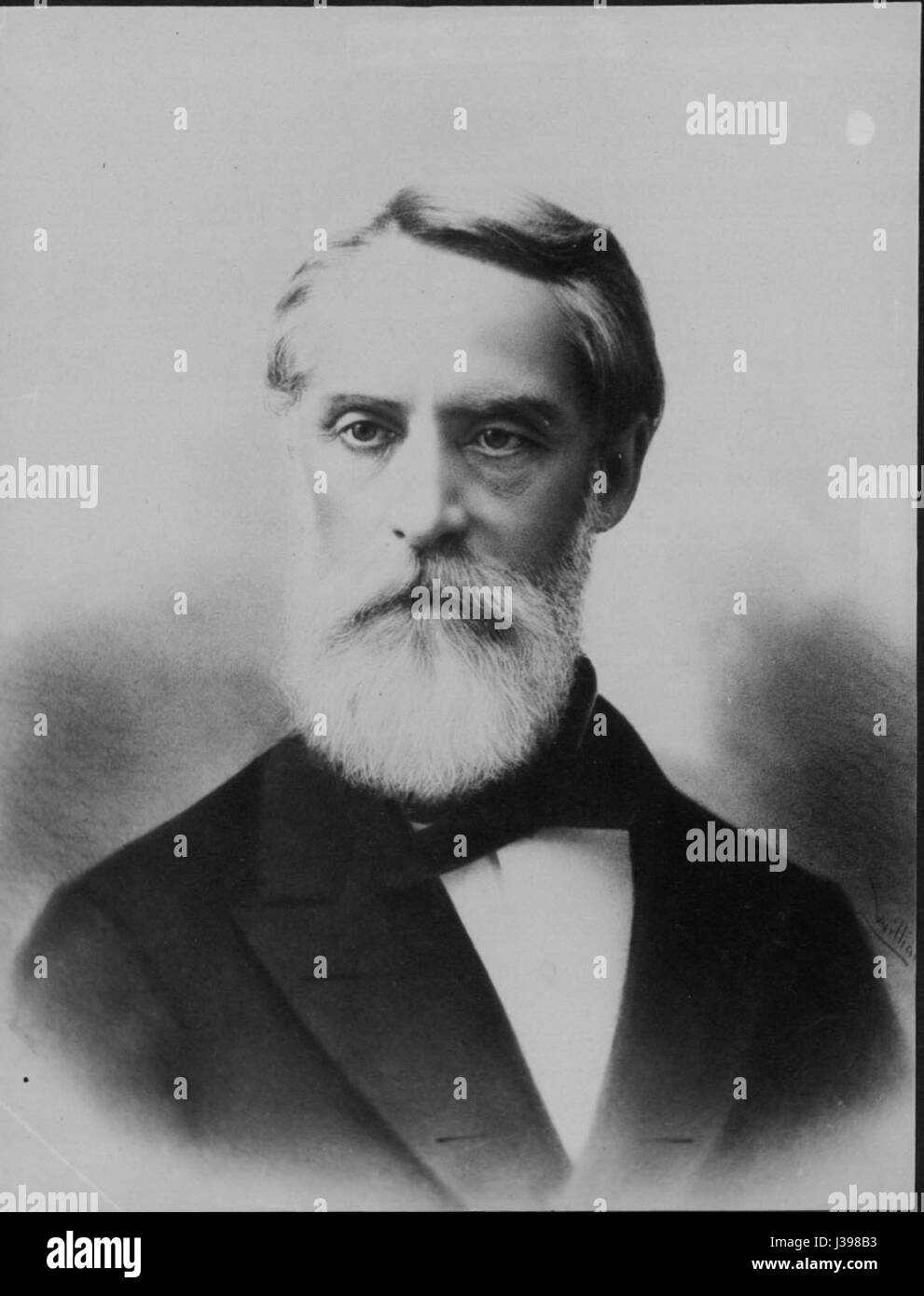 This retouched photograph of Charles Reed Bishop, a significant figure ...
