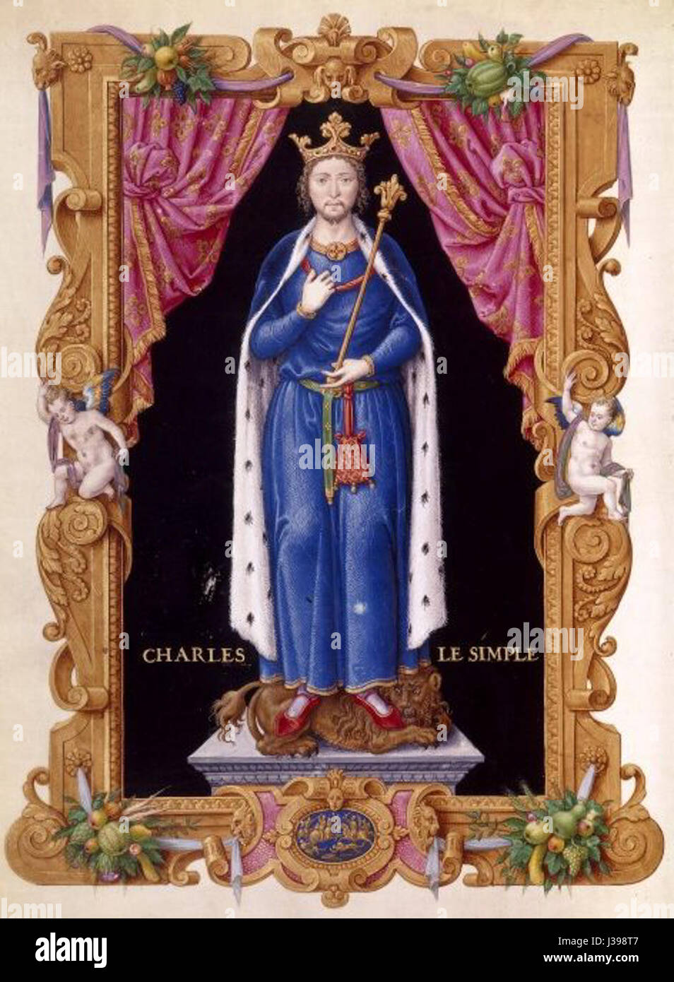 Charles III le Simple Stock Photo - Alamy