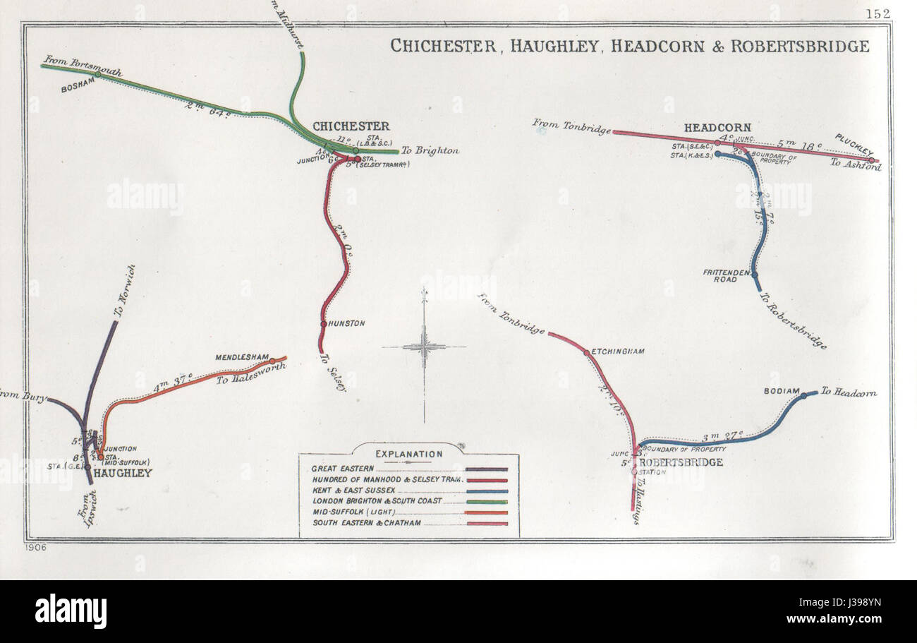 Robertsbridge map hi-res stock photography and images - Alamy