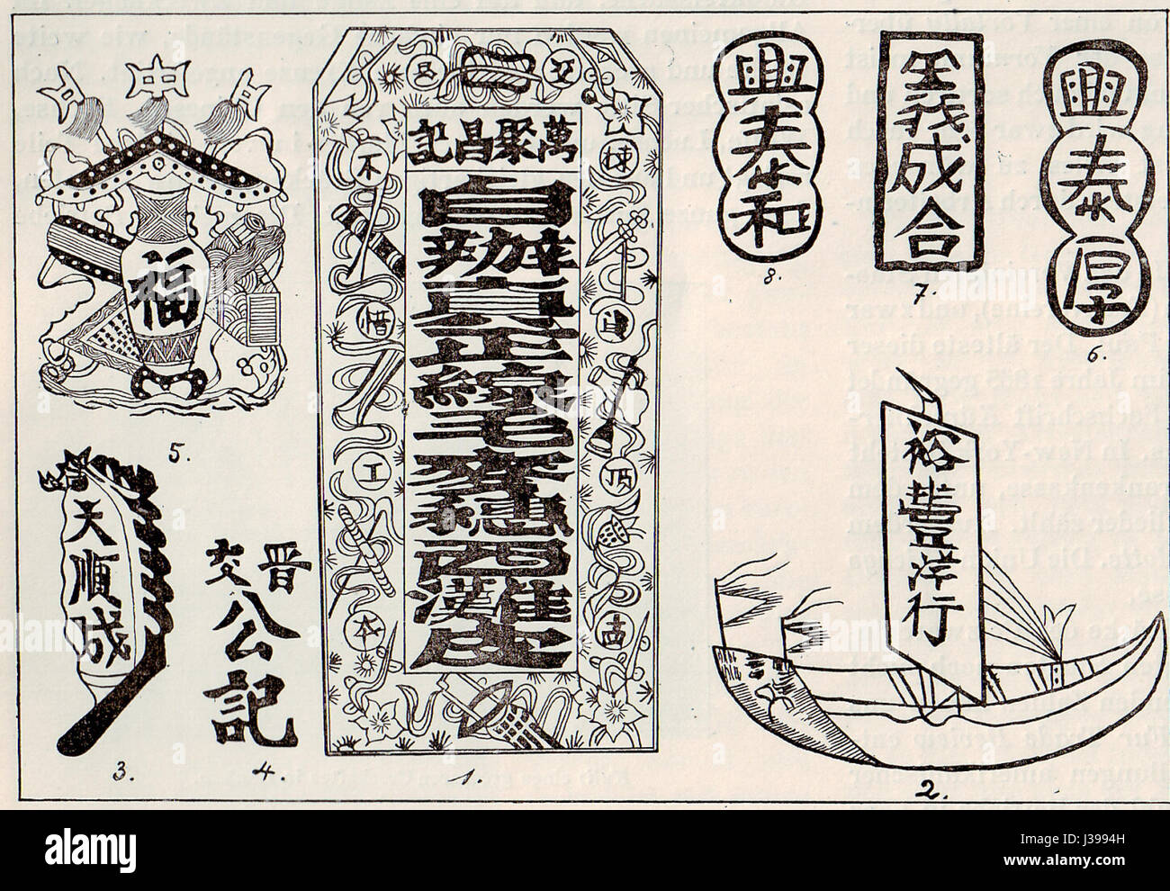 This refers to printed images or artistic representations of Chinese ...