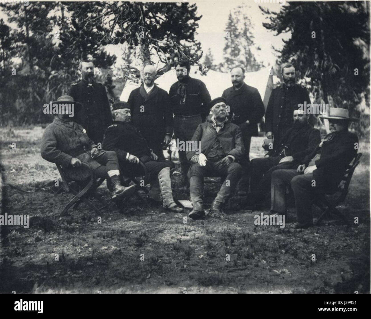This photograph from 1883 captures U.S. President Chester A. Arthur ...