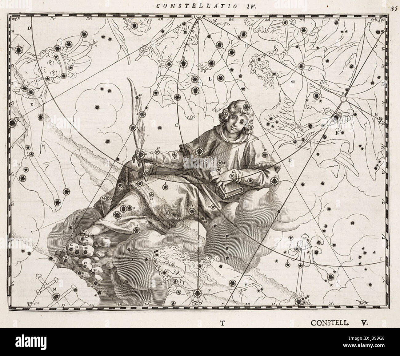 'Coelum Stellatum Christianum' is a celestial map illustrating ...