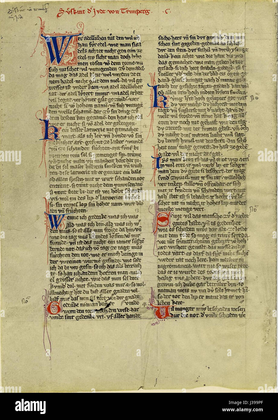 The Codex Manesse is an illuminated manuscript from the 14th century ...