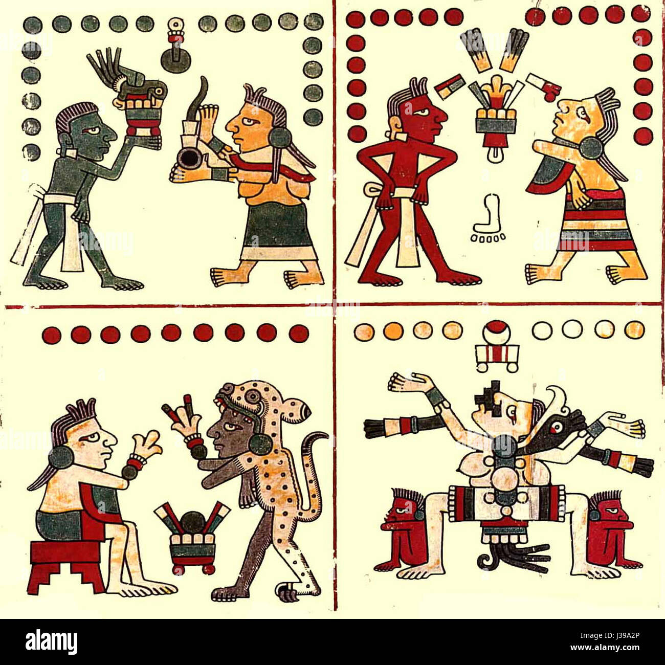 Codex Laud (folio 36 Stock Photo - Alamy