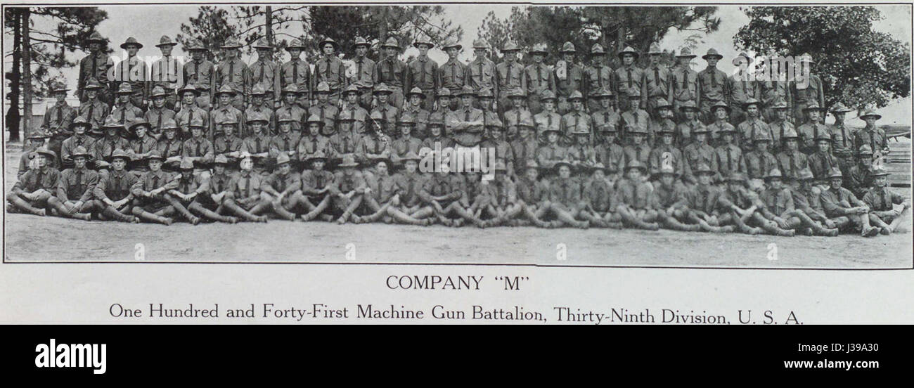 Company M of the 141st Machine Gun Battalion was a unit in the U.S ...