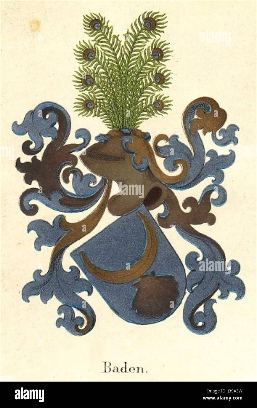 The Coat of Arms of Baden represents the historical region of Baden in Germany. The emblem ...