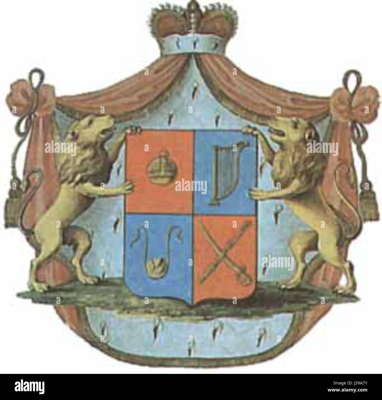 CoA of the Bagrationi family Stock Photo - Alamy