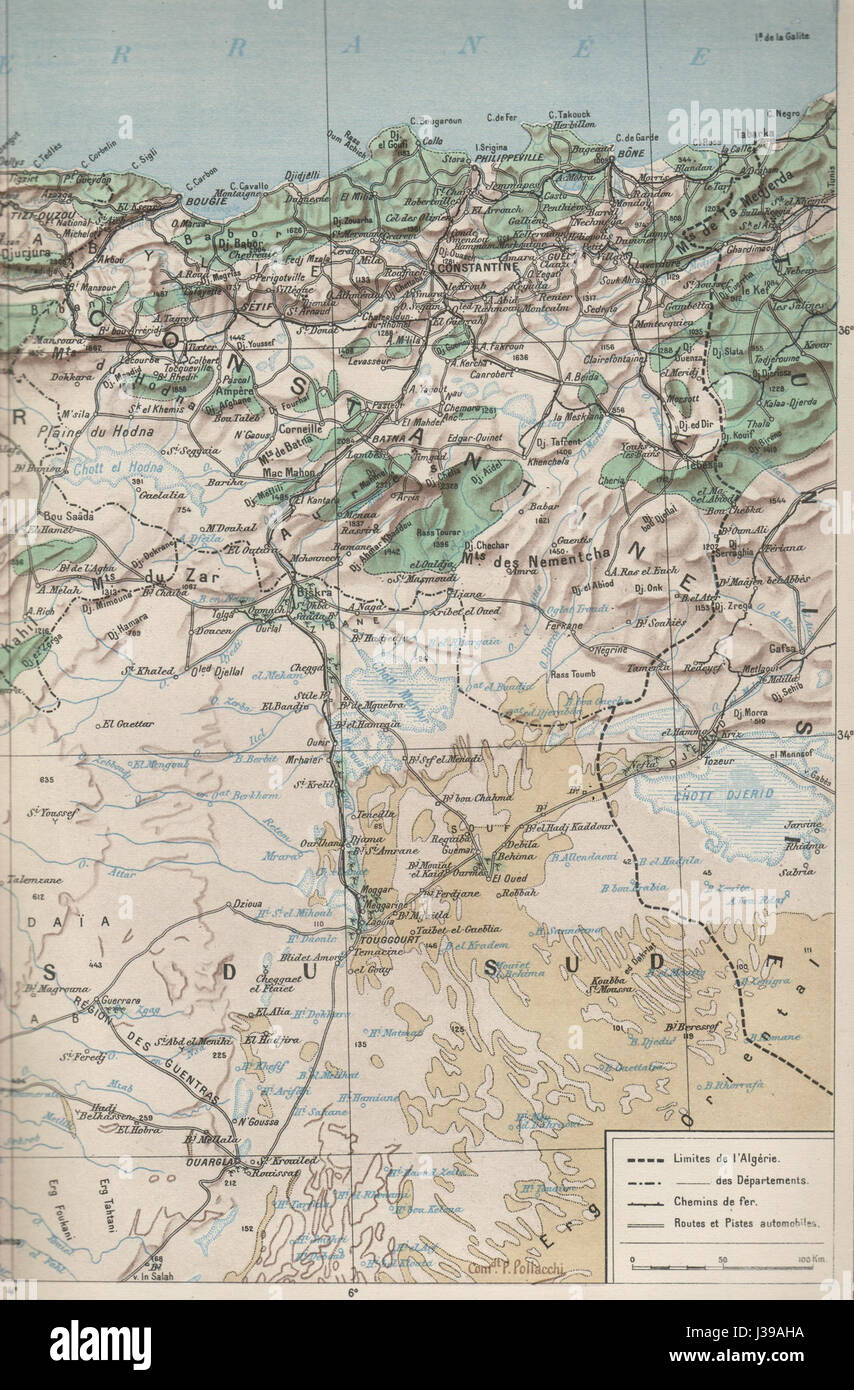 Map of constantine hi-res stock photography and images - Alamy