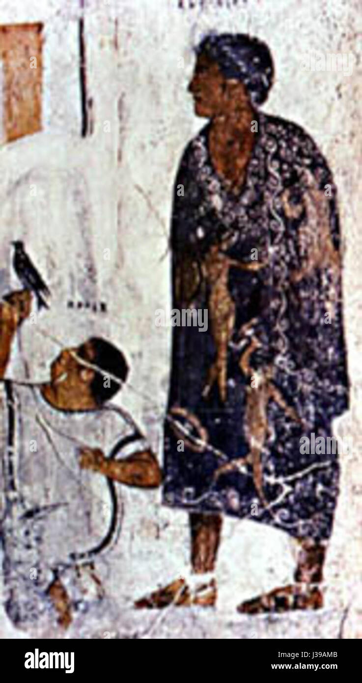 Contemporary portrayal of a toga picta Stock Photo - Alamy