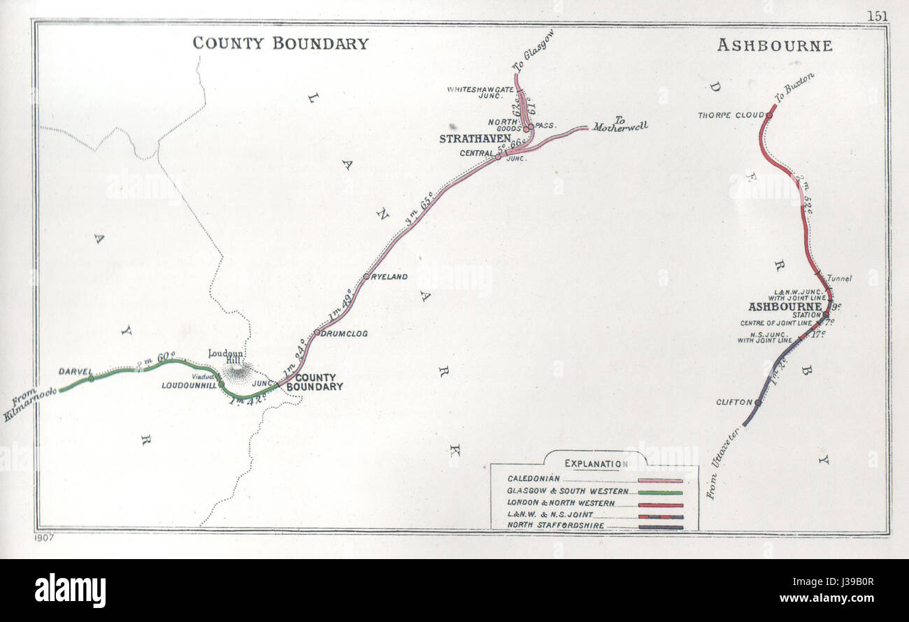 Ashbourne Map High Resolution Stock Photography and Images - Alamy