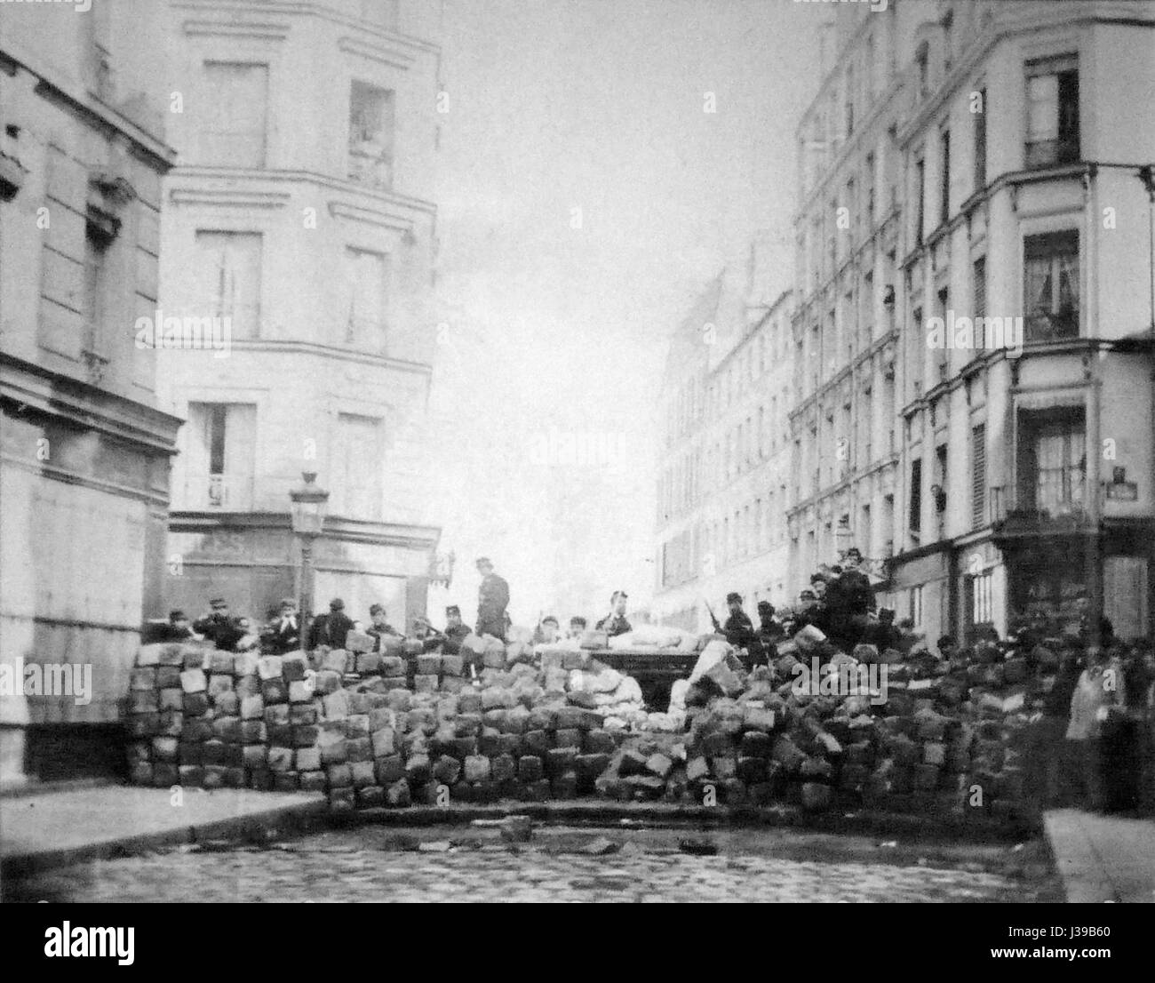 Paris uprising 1871 Black and White Stock Photos & Images - Alamy