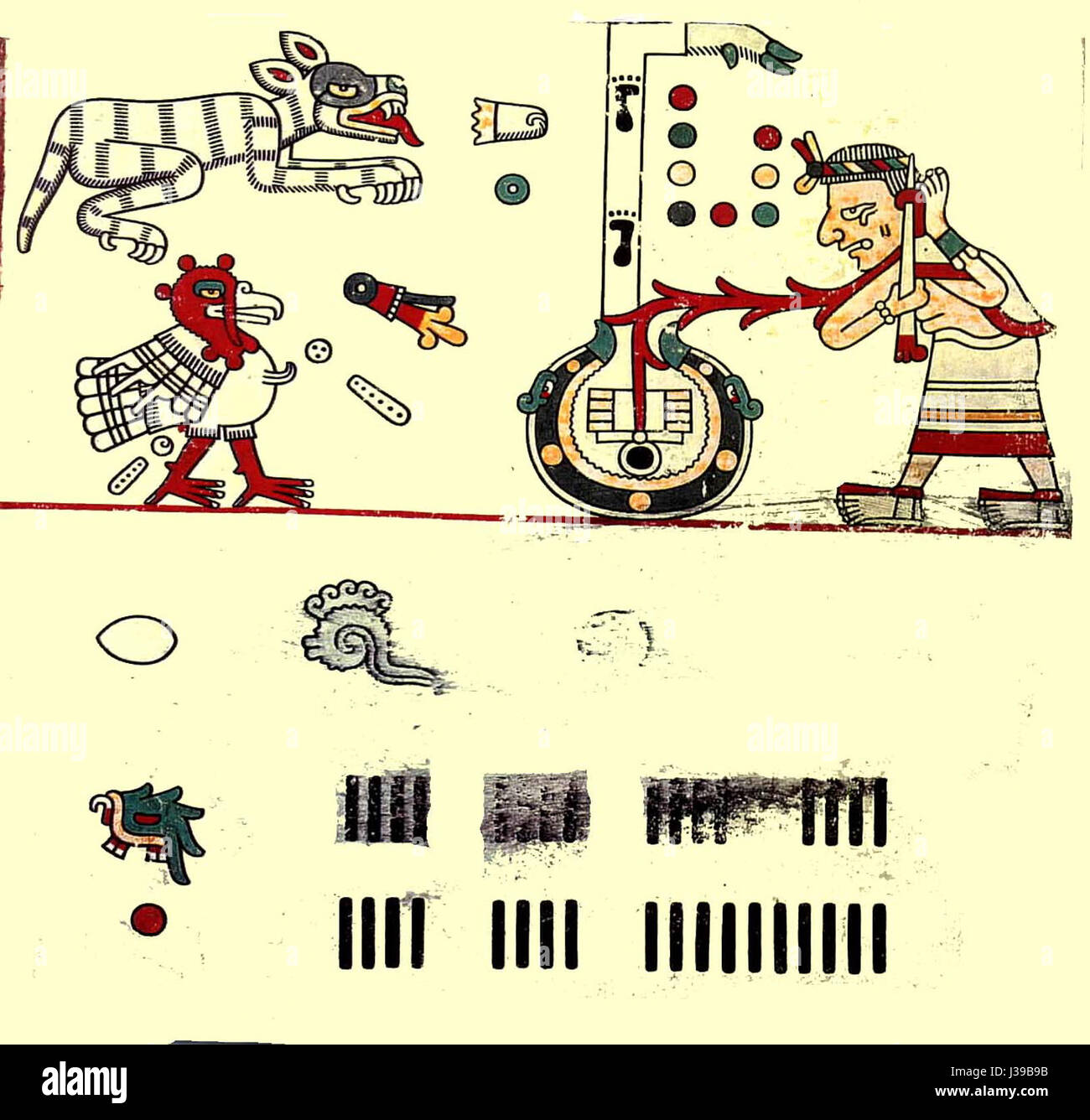 The Codex Laud is an ancient manuscript, with folio 45 representing a ...