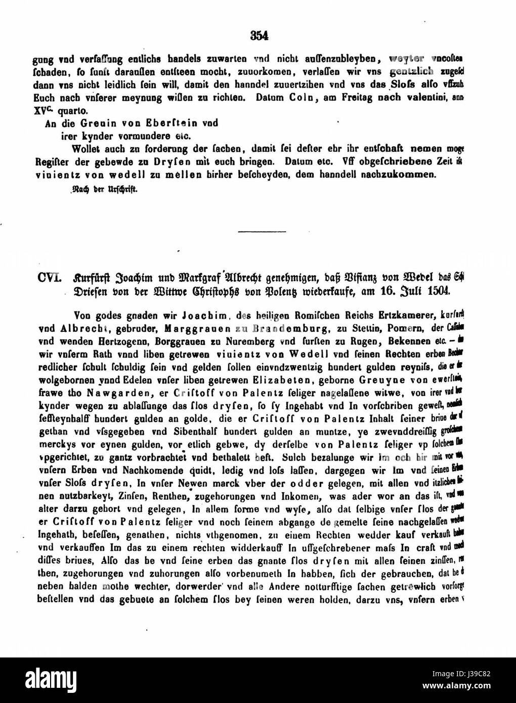 The reference 'DE CDB 1 18 354' likely refers to a document, identification code, or catalog ...