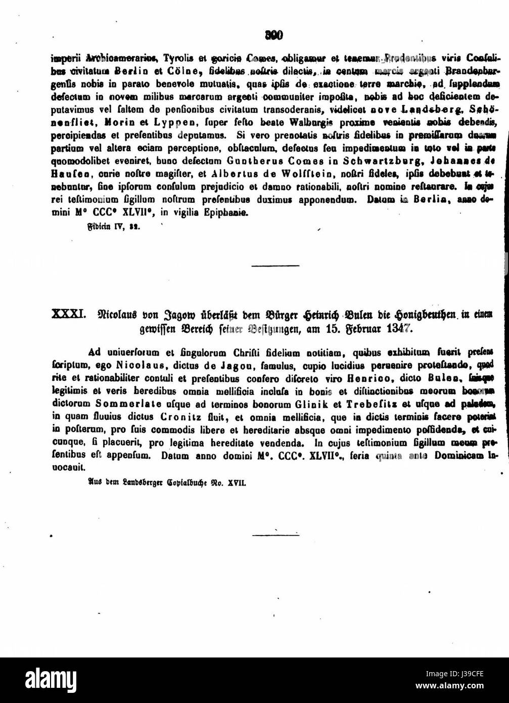 A reference to a historical document or item labeled 'DE CDB 1 18 390', likely cataloged for ...
