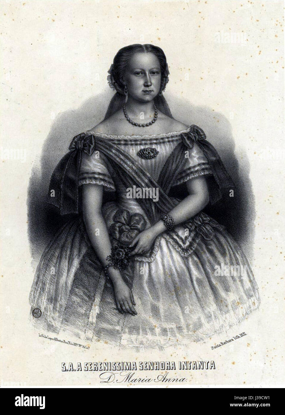 D Maria Anna Portugal Stock Photo - Alamy