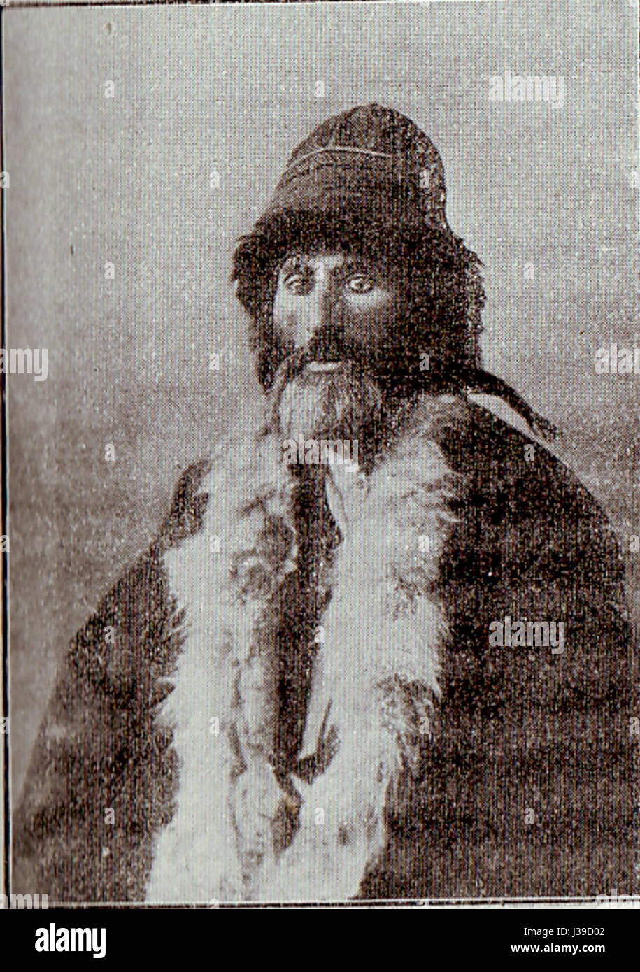 Dervish with fur kaftan and fur cap (c 1900 Stock Photo - Alamy