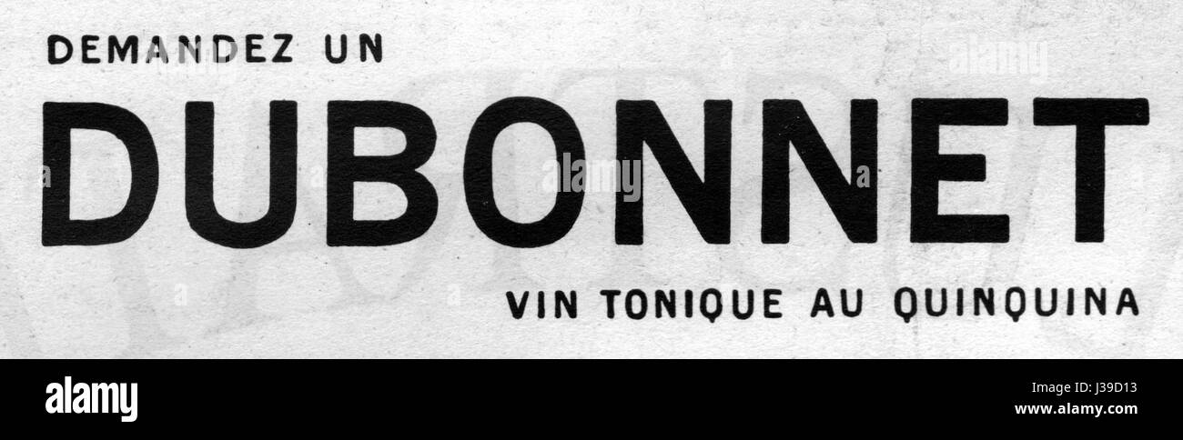 Dubonnet Black and White Stock Photos & Images - Alamy