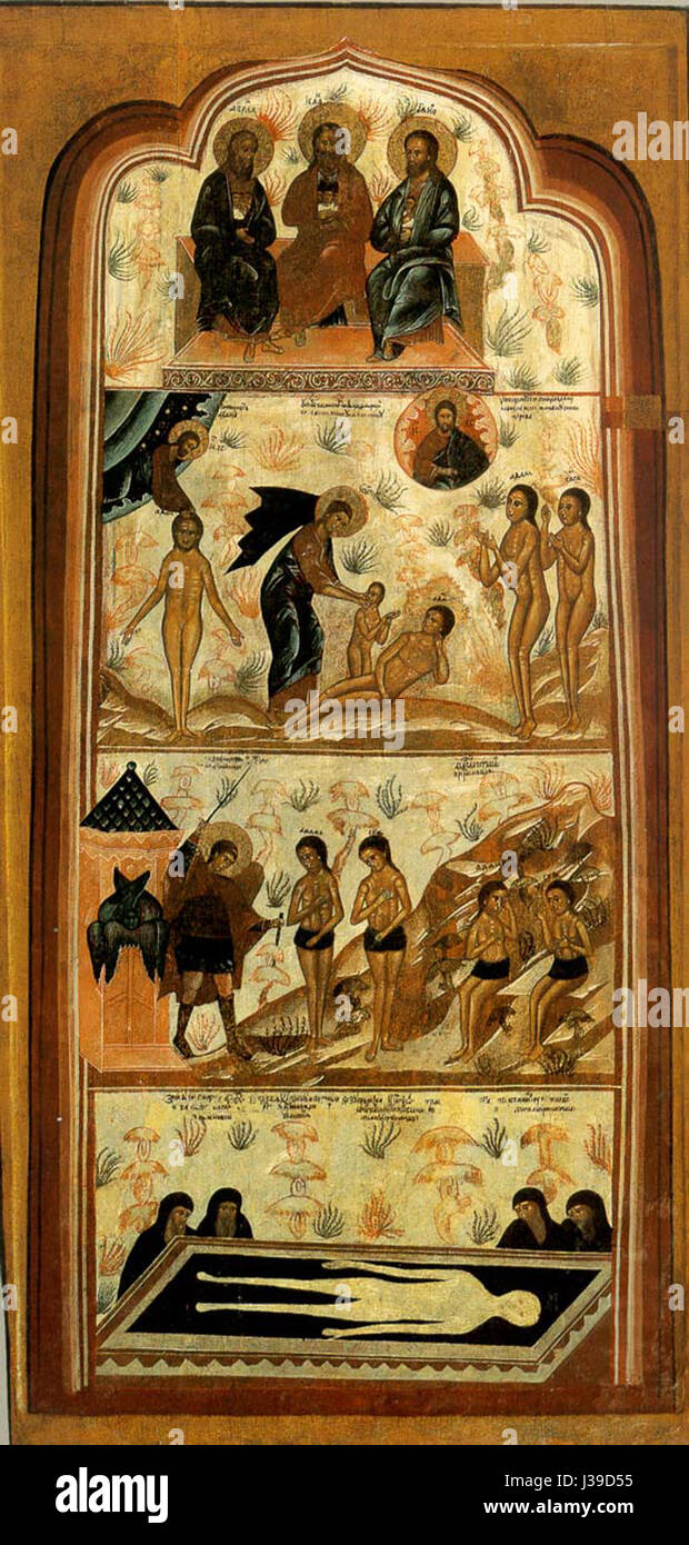 This 17th-century icon, known as the 'Deacon Door Icon,' depicts the ...