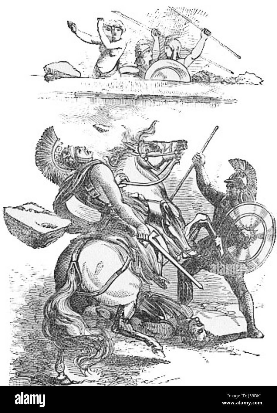 Death of Pyrrhus Stock Photo - Alamy