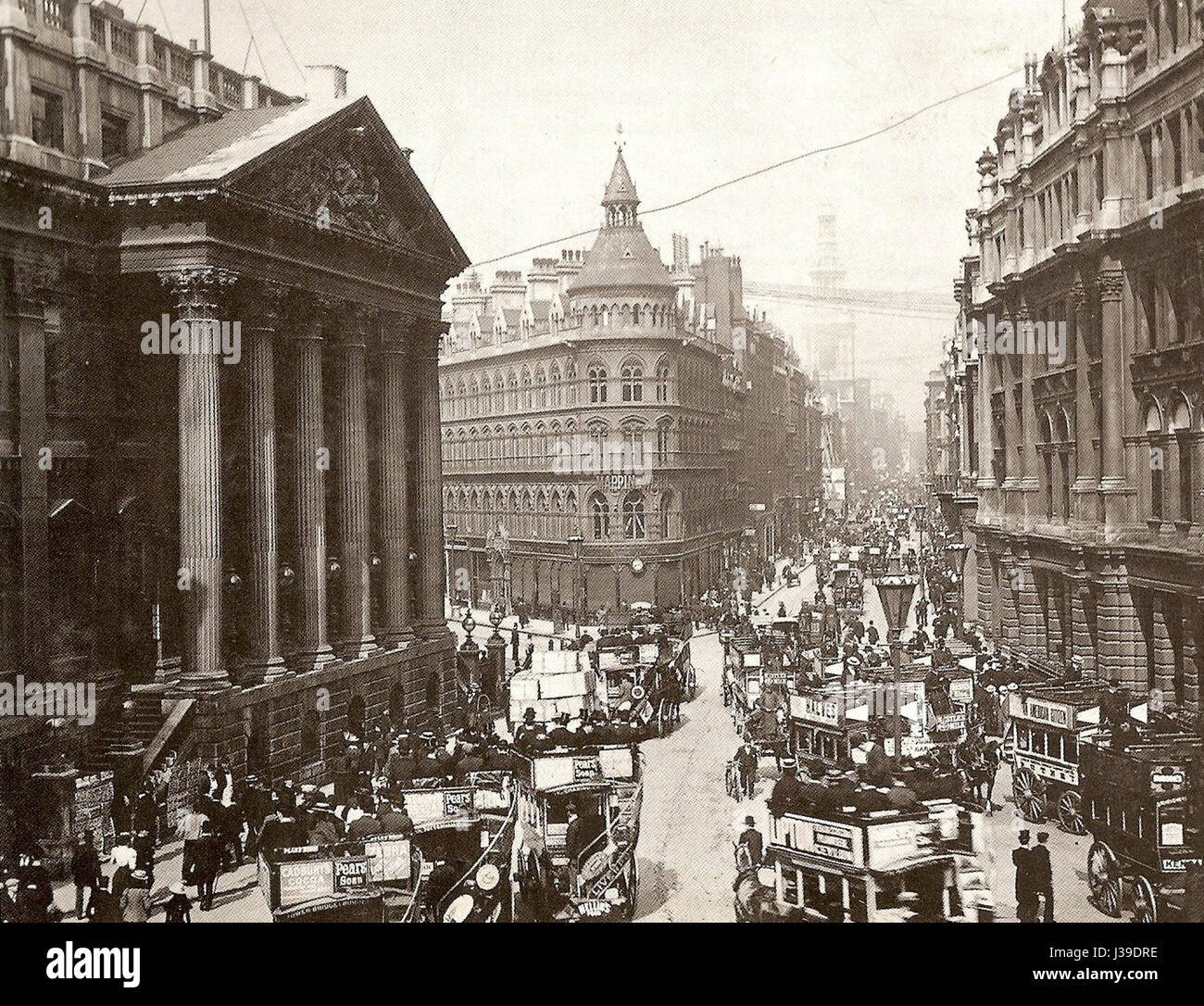 This historical image shows Cheapside Mansion House, London, around ...