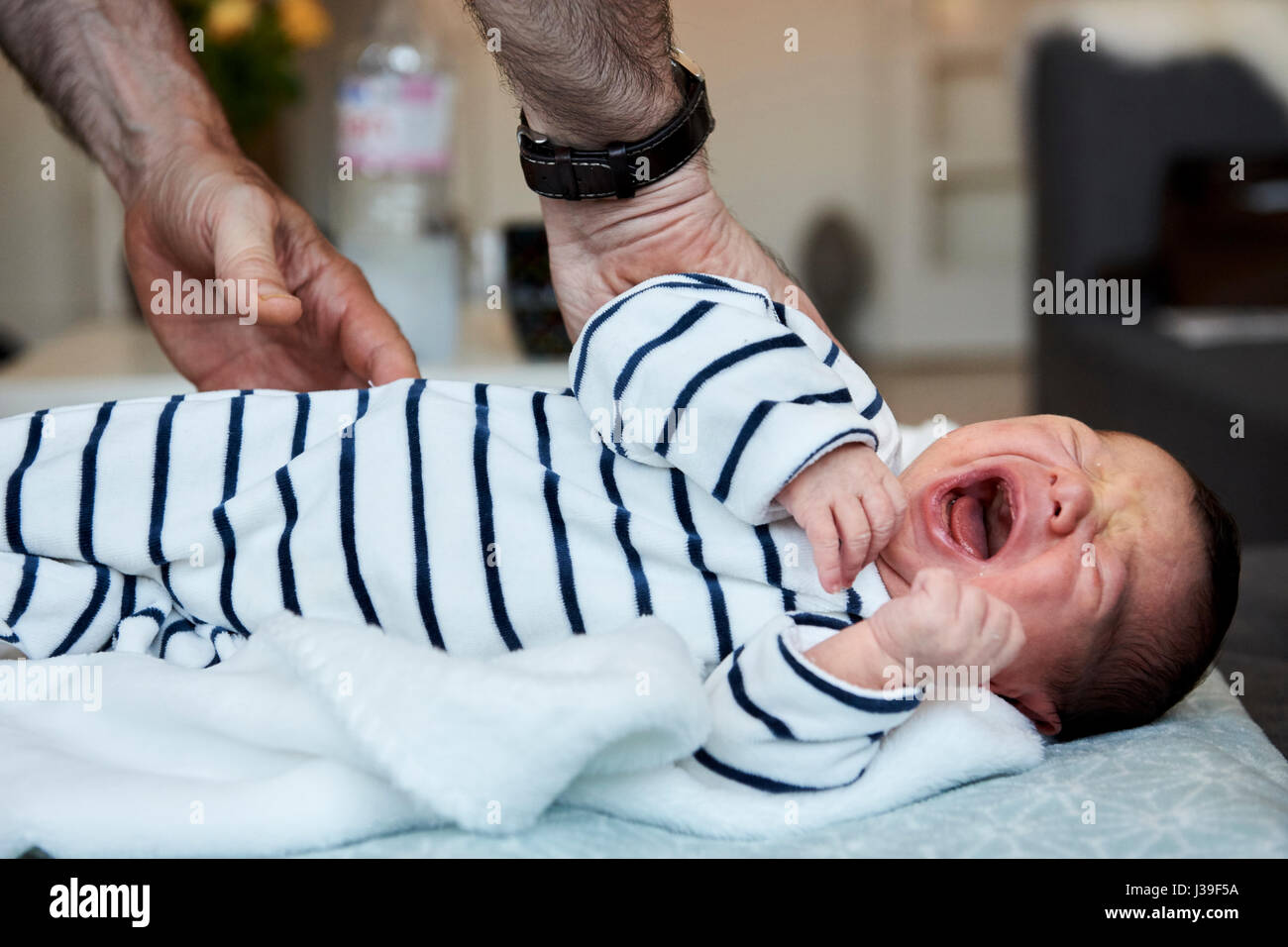 HOME CONSULTATION FOR A BABY Stock Photo - Alamy