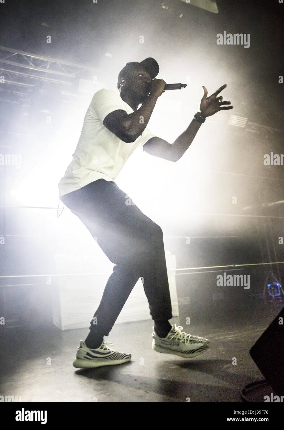 Stormzy performs at Liverpool's O2 Academy Featuring: Stormzy Where ...