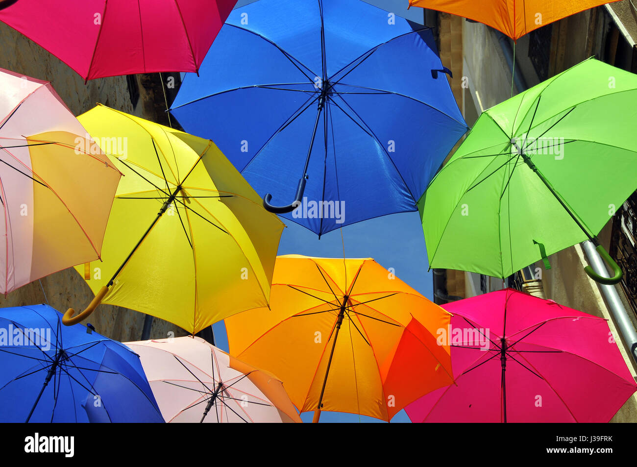 Umbrella multi colour hi-res stock photography and images - Alamy