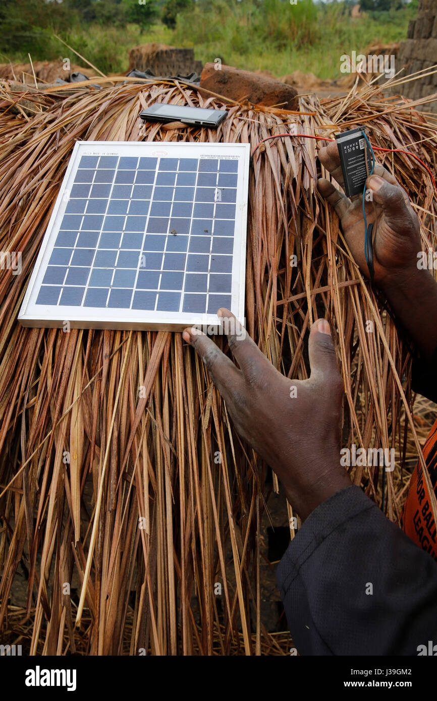 Solar electric panel africa hi-res stock photography and images - Alamy