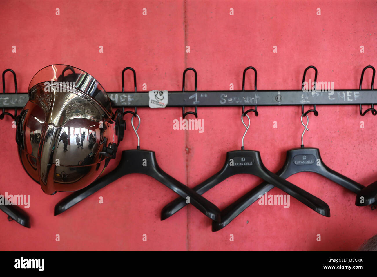 Firehouse interior hi-res stock photography and images - Alamy