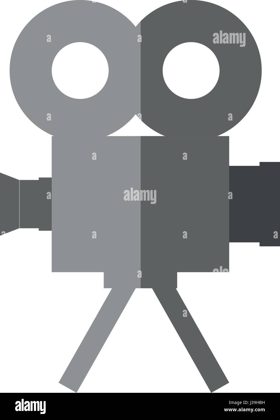 Vintage 35mm motion picture camera Stock Vector Images - Alamy